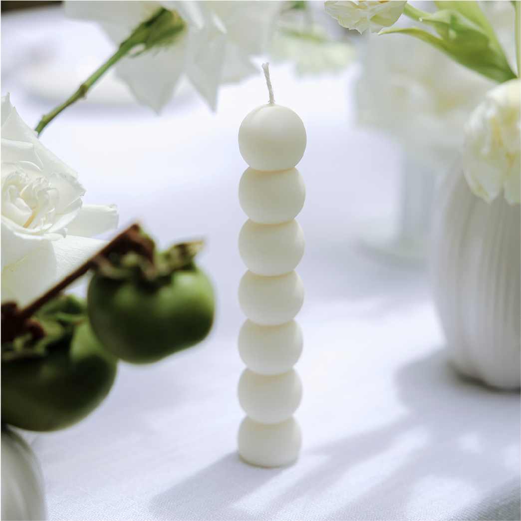 Bubble Stack Column Candle – Caduree