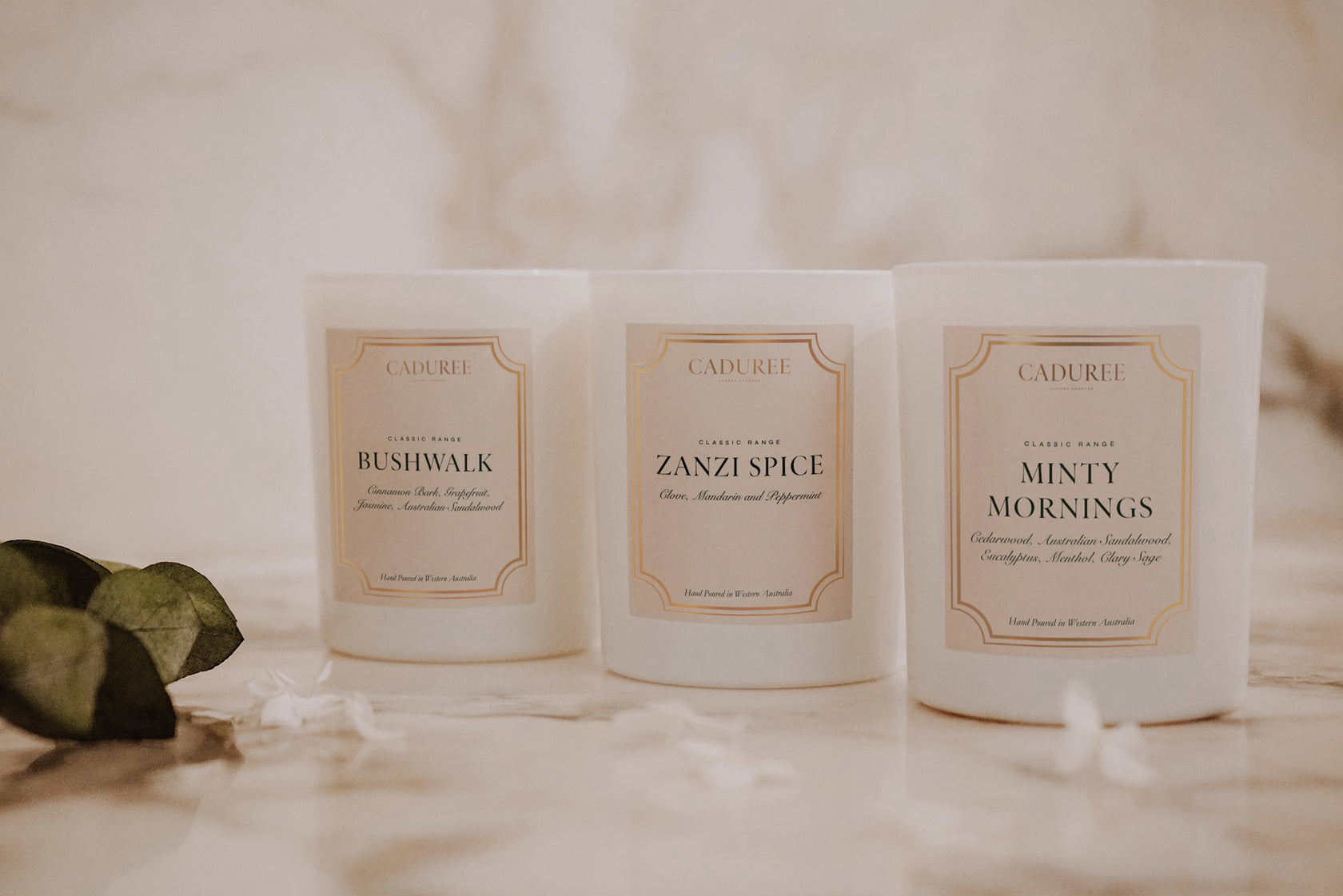 Wedding & Event Candles Australia | Caduree Luxury Dripless